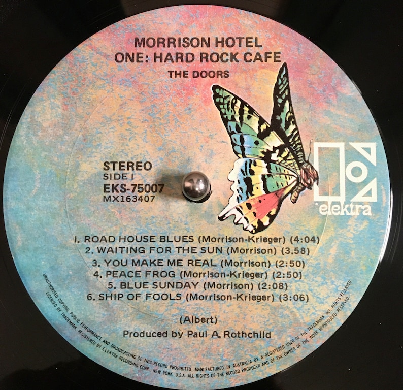 1971 the Doors – Morrison Hotel , Vinyl, LP, Album - Etsy
