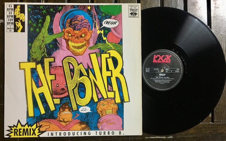 1990 Snap Introducing Turbo B. the Power remix Vinyl, 12, 33 RPM, 45 ...