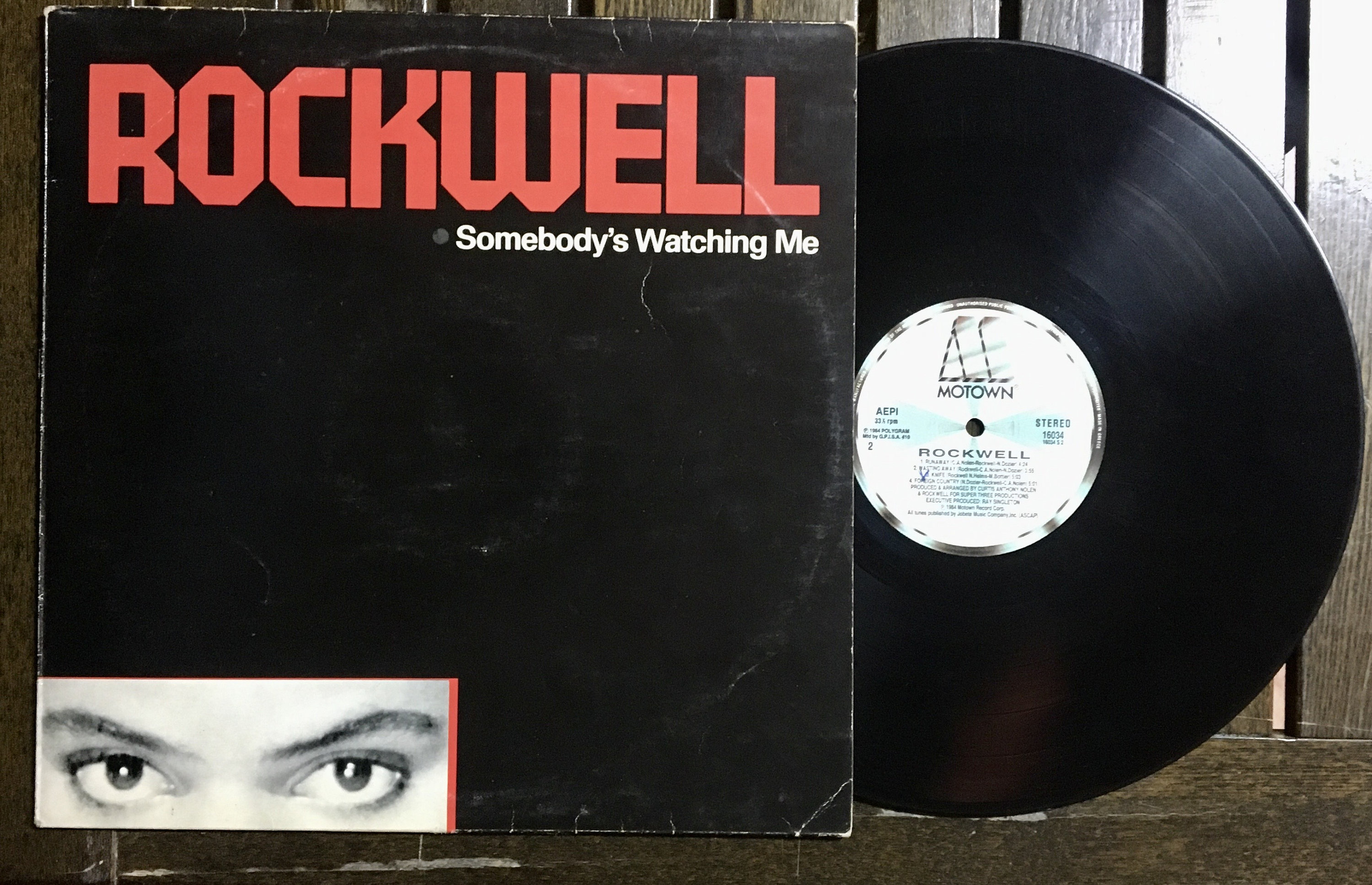 1984 Rockwell Somebody's Watching Me , Vinyl, LP, Album , Rare Greek ...