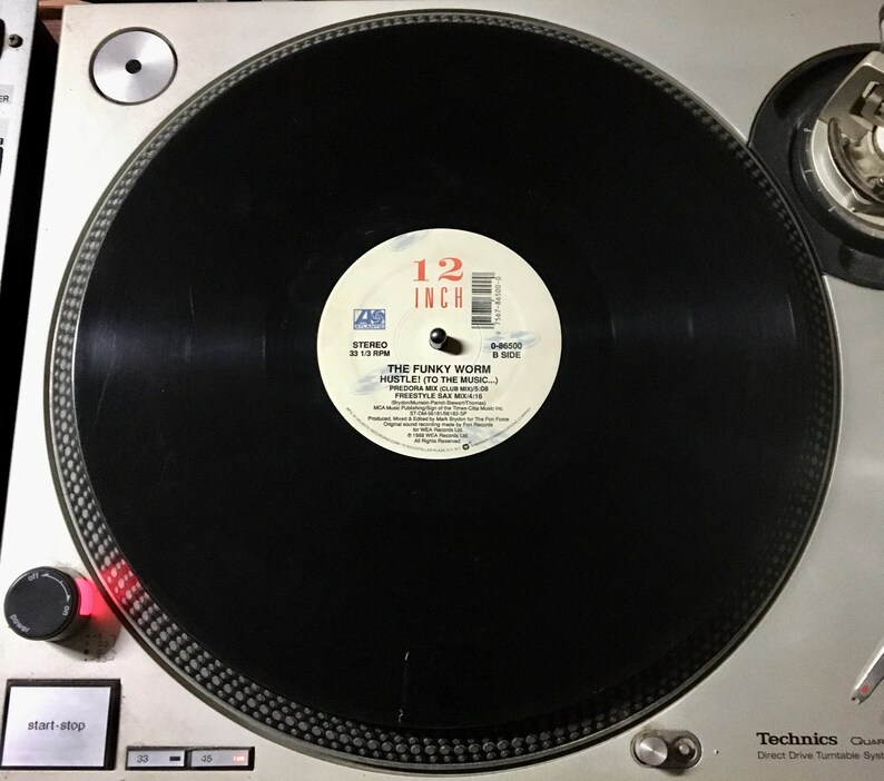 1988 the Funky Worm - Hustle! (to the Music...) Vinyl, 12", 33 RPM - Etsy