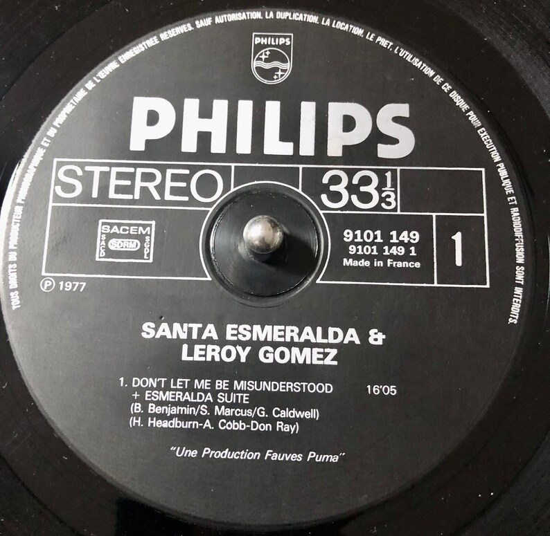 1977 Santa Esmeralda Starring Leroy Gomez – Don't Let Me Be ...