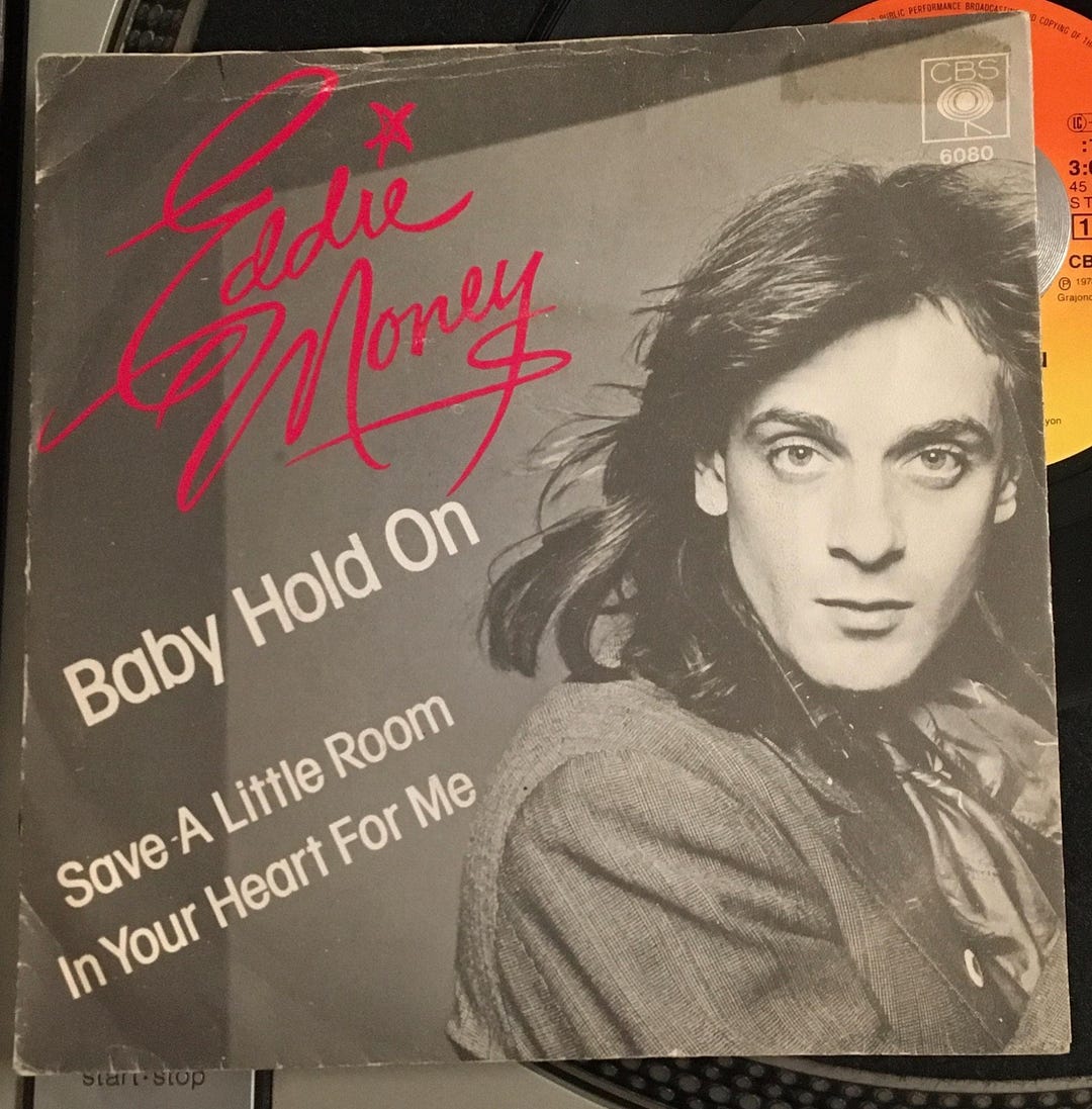 1978 Eddie Money – Baby Hold on , Vinyl, 7", 45 RPM, Single - Etsy