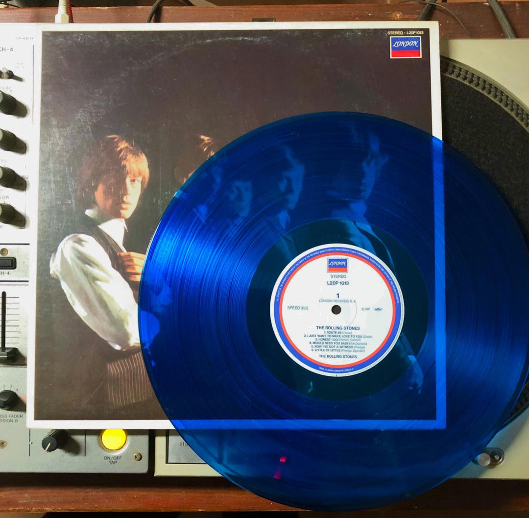 1981 Rolling Stones LP: Blue Vinyl Album, Stereo (NM/VG+) - Etsy