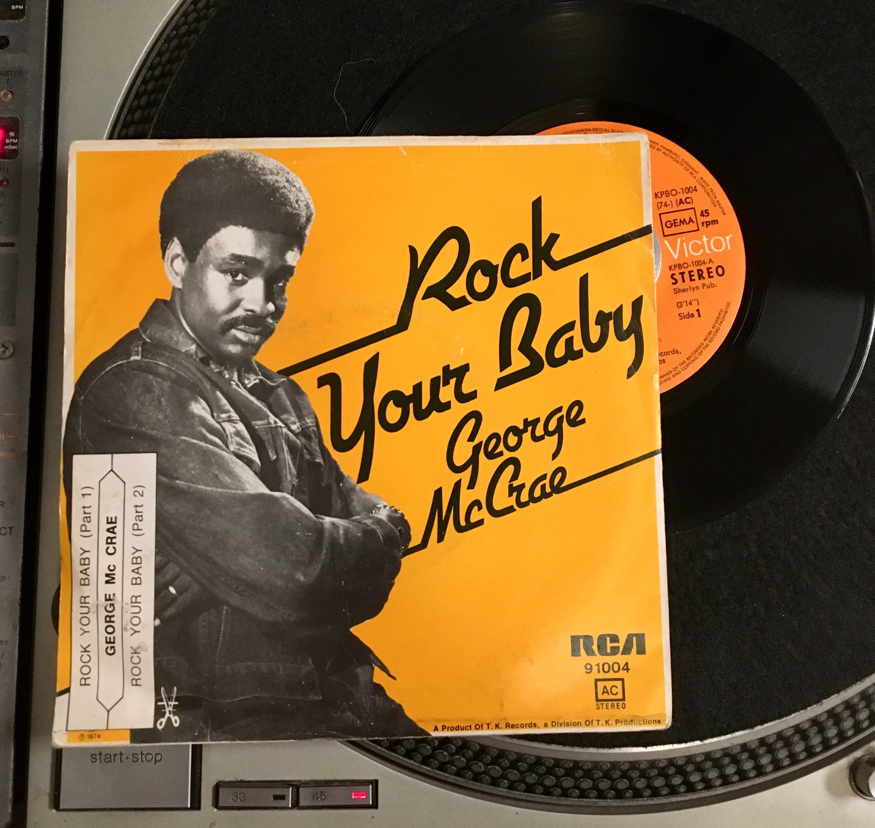 1974 George Mccrae Rock Your Baby , Vinyl, 7, Single, 45 RPM - Etsy