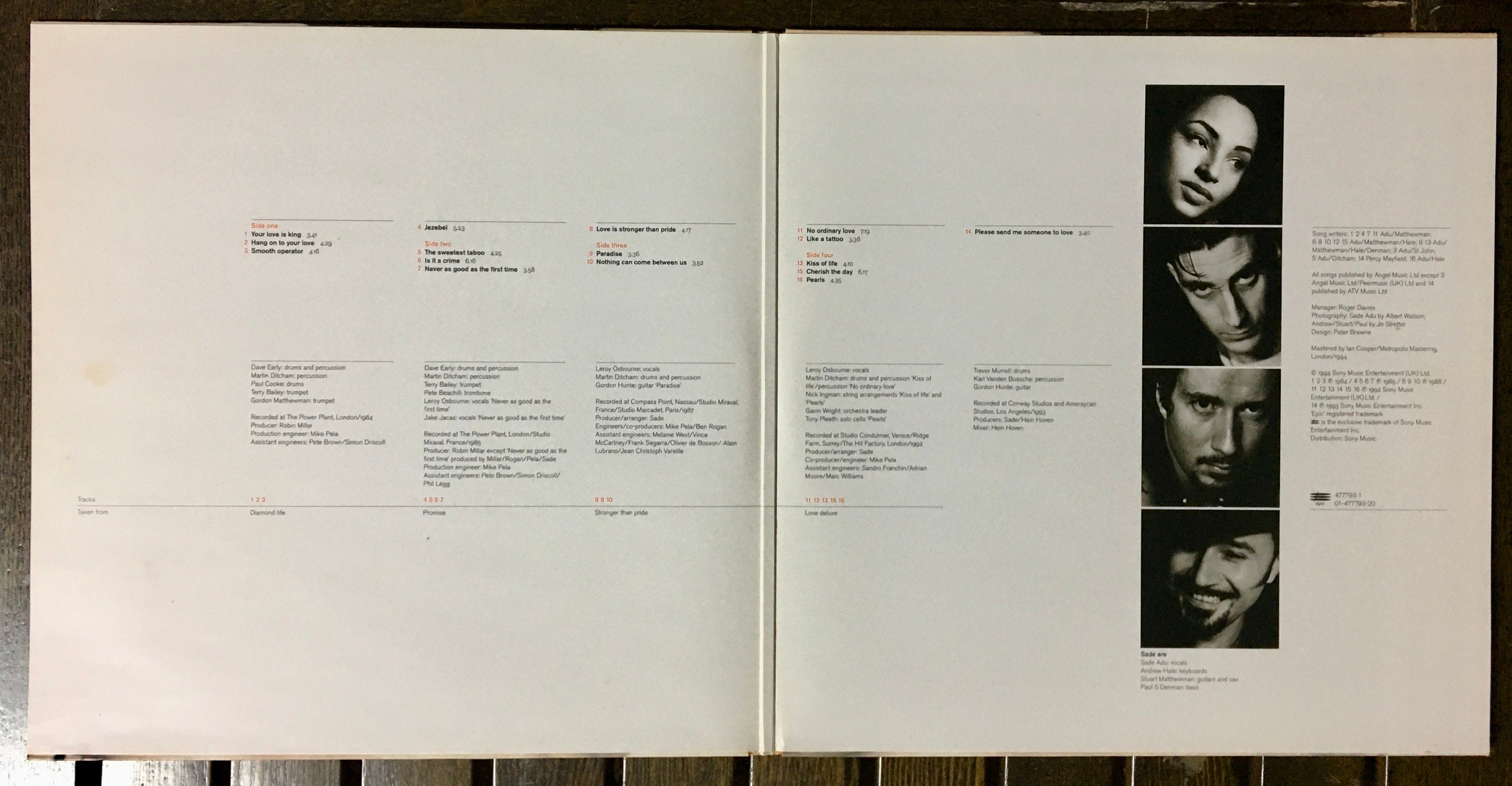 1994 Sade - the Best of Sade , 2 × Vinyl, LP, Compilation, Stereo - Etsy