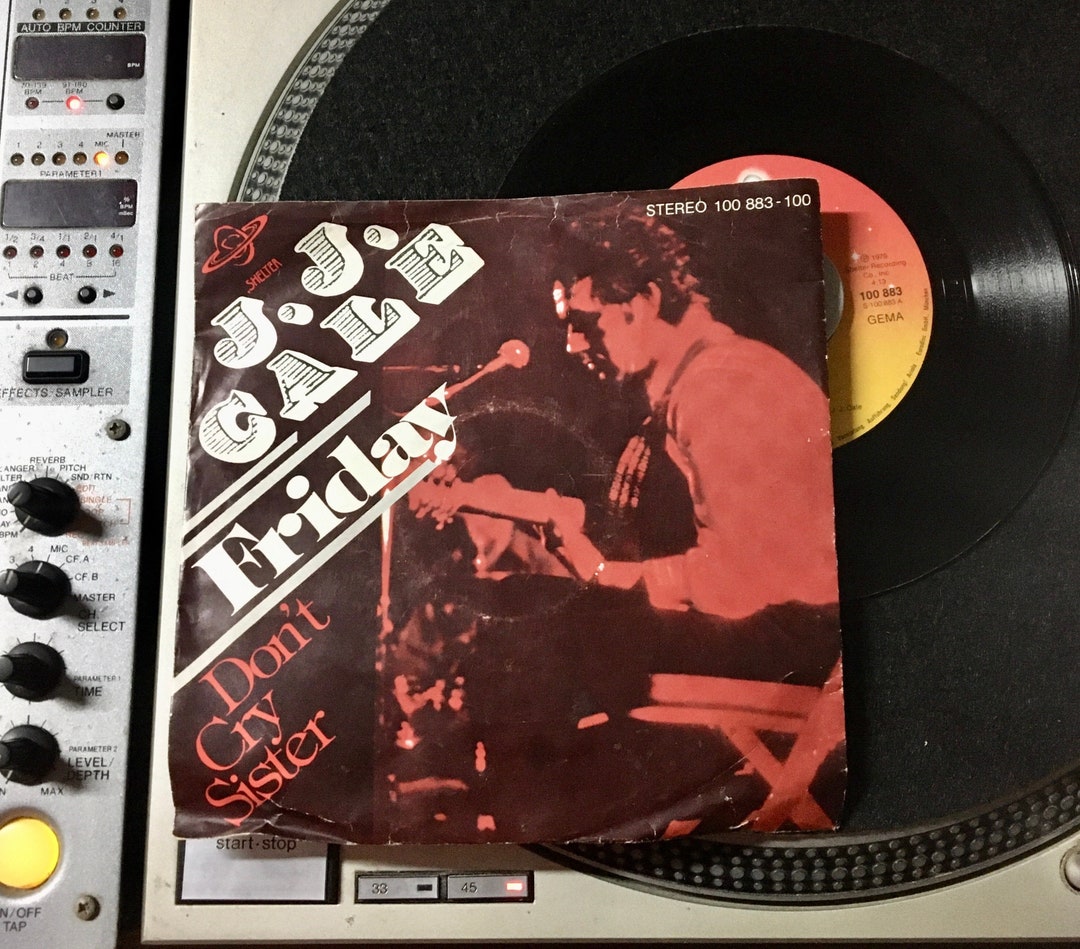 1979 J.J. Cale Friday / Don't Cry Sister Vinyl - Etsy