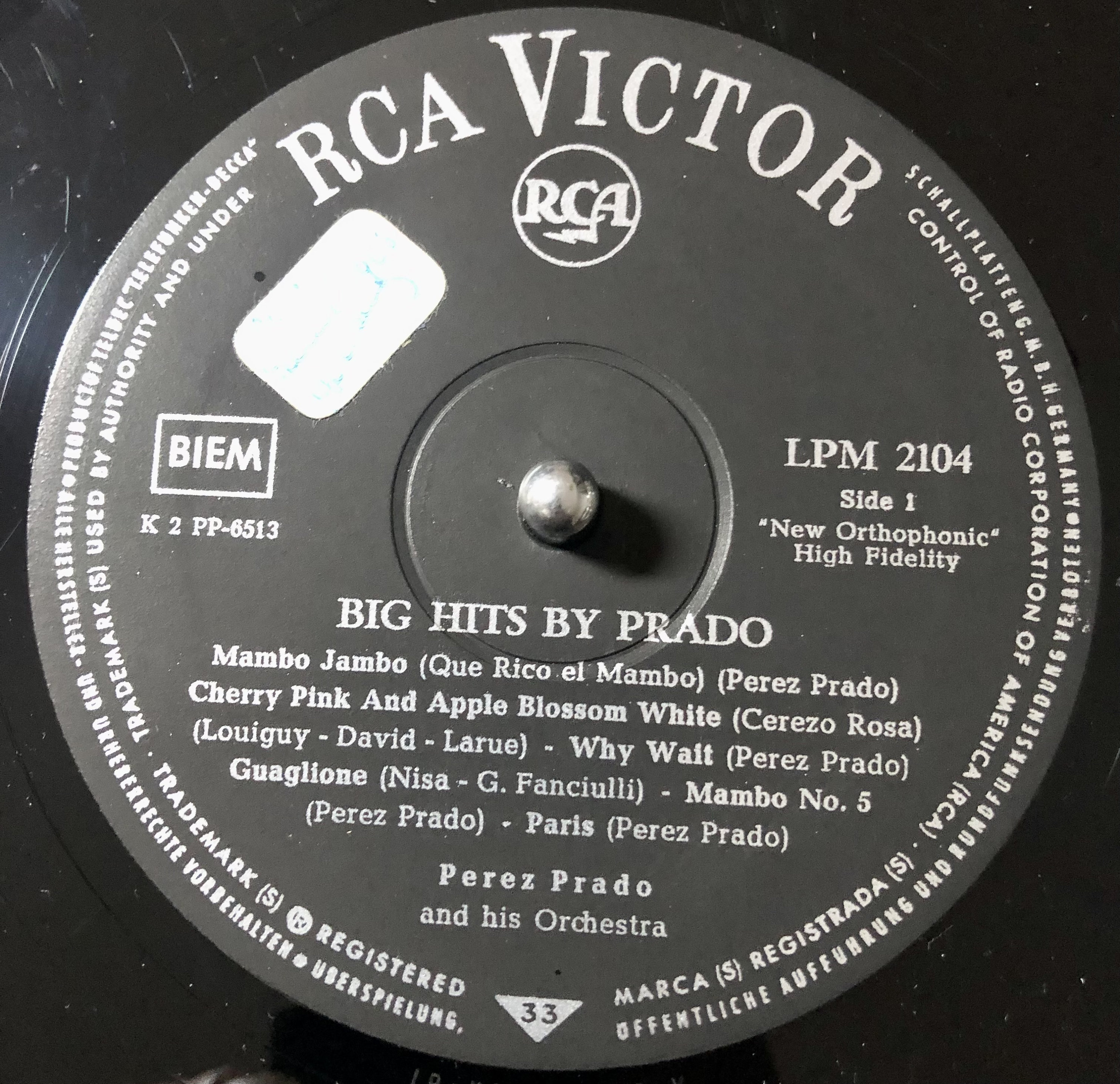 1960 Perez Prado and His Orchestra – Big Hits by Prado , Vinyl, LP ...
