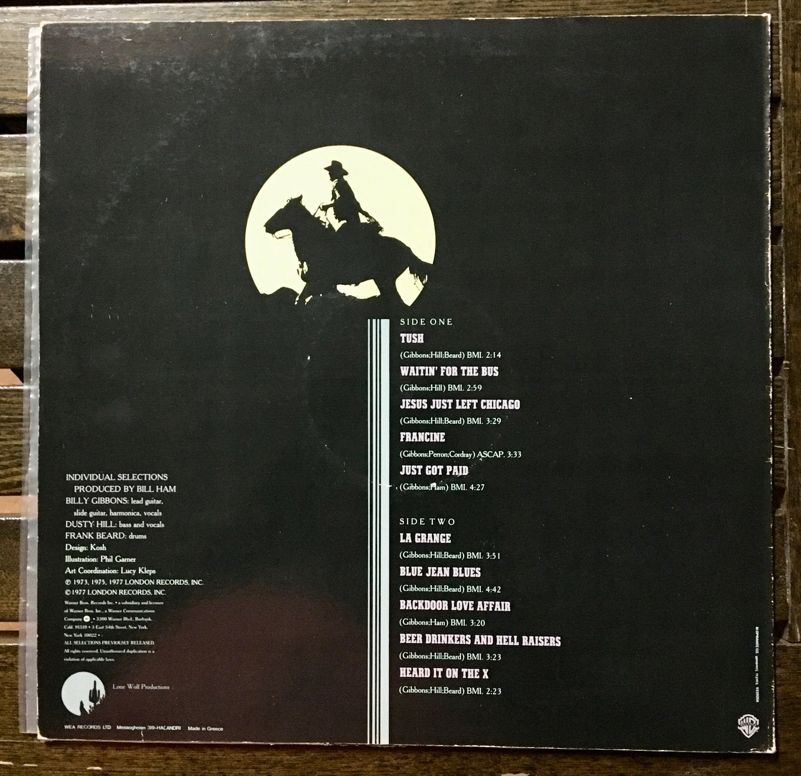 1977 ZZ Top the Best of ZZ Top , Vinyl, LP, Compilation - Etsy