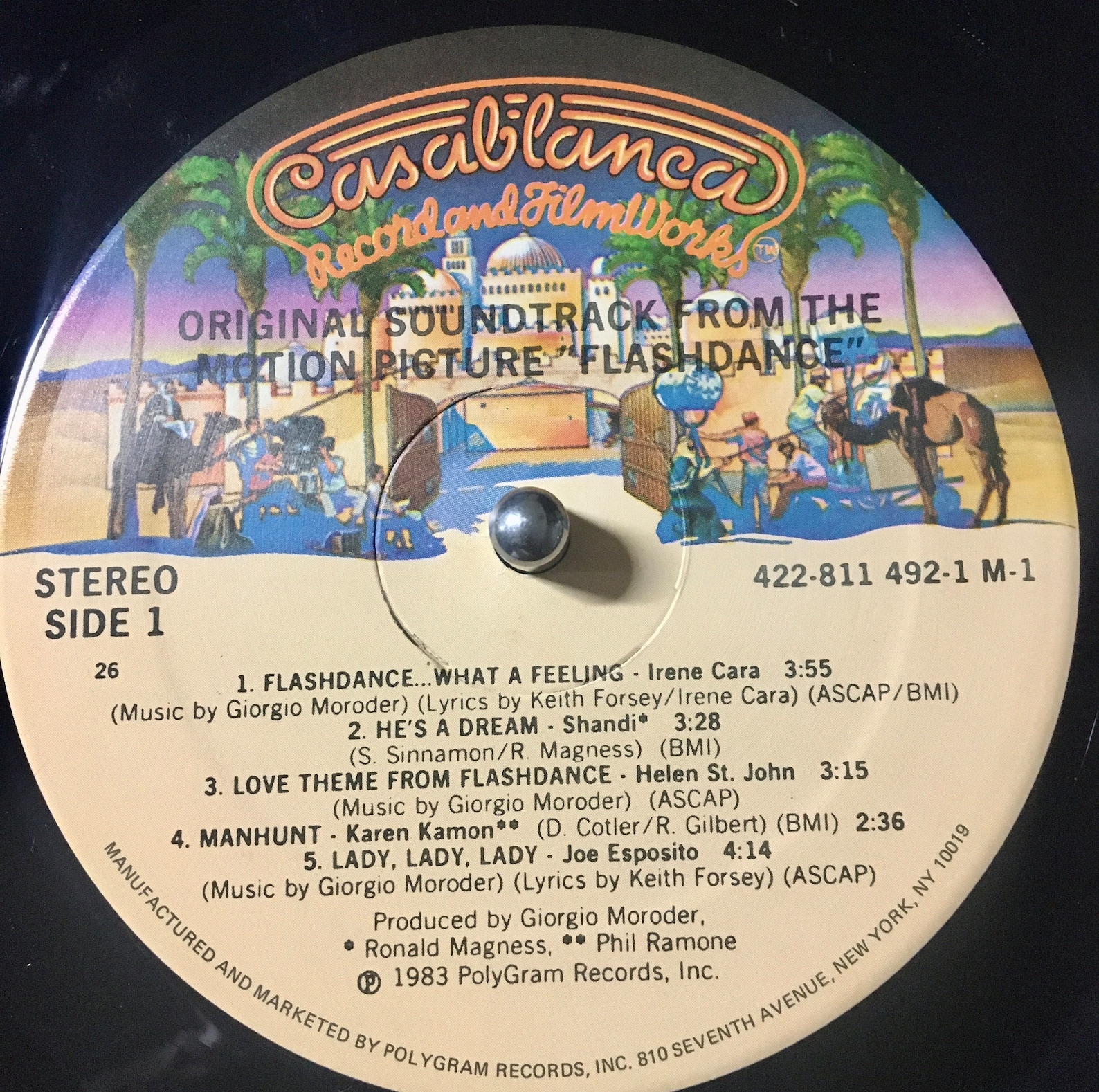 1983 Flashdance (original Soundtrack From the Motion Picture) Vinyl, LP ...