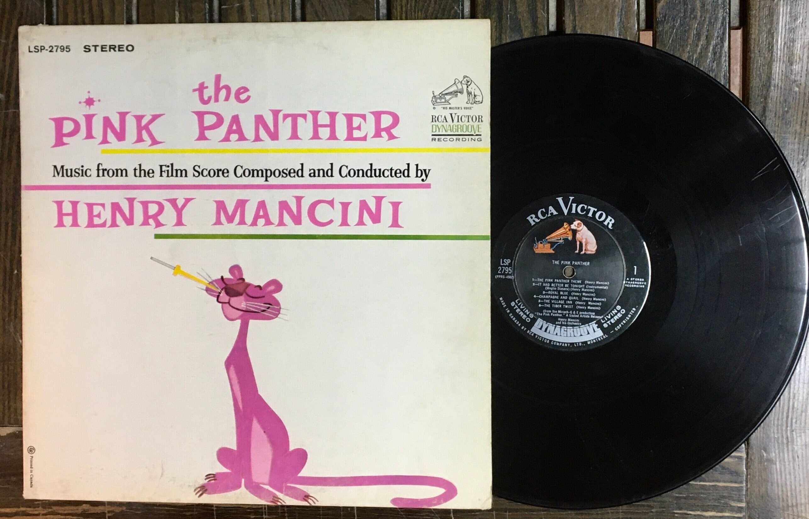 1963 Henry Mancini the Pink Panther music From the Film - Etsy