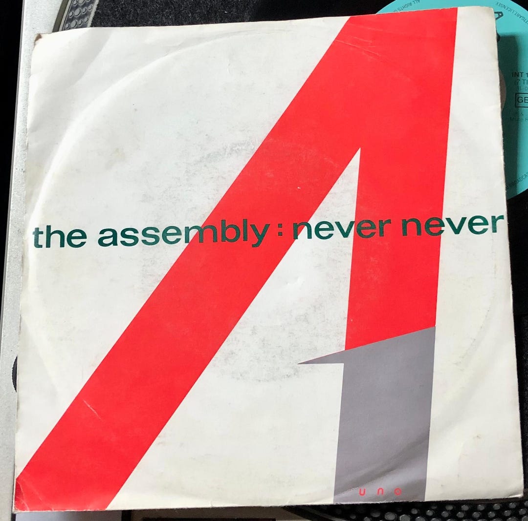1983 the Assembly - Never Never , Vinyl, 7", 45 RPM, Single - Etsy