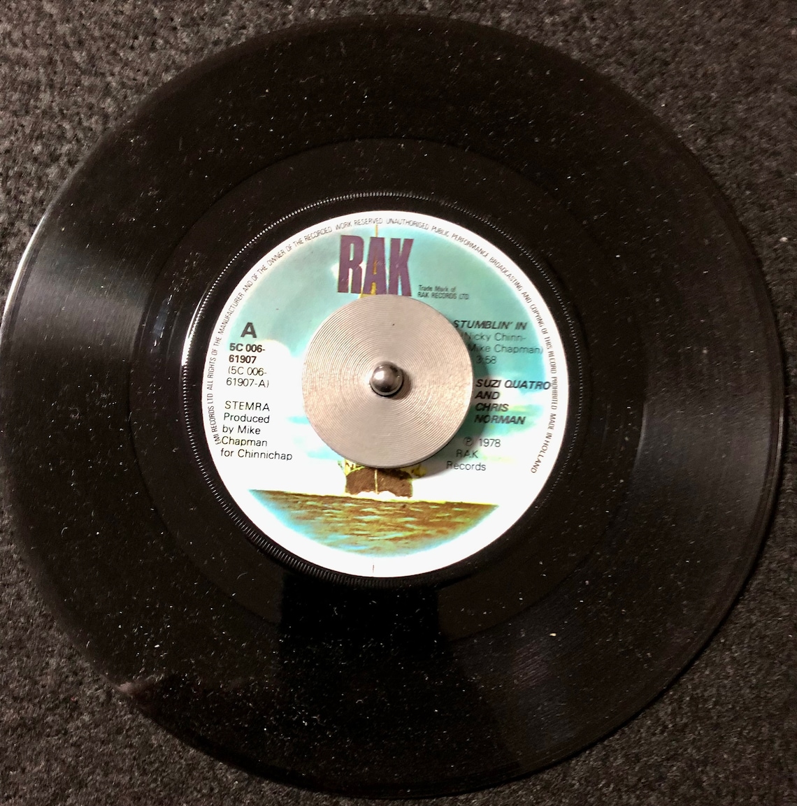 1978 Suzi Quatro & Chris Norman Stumblin' in , Vinyl, 7, 45 RPM, Single ...