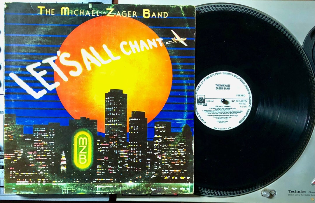1978 the Michael Zager Band Let's All Chant Vinyl LP - Etsy