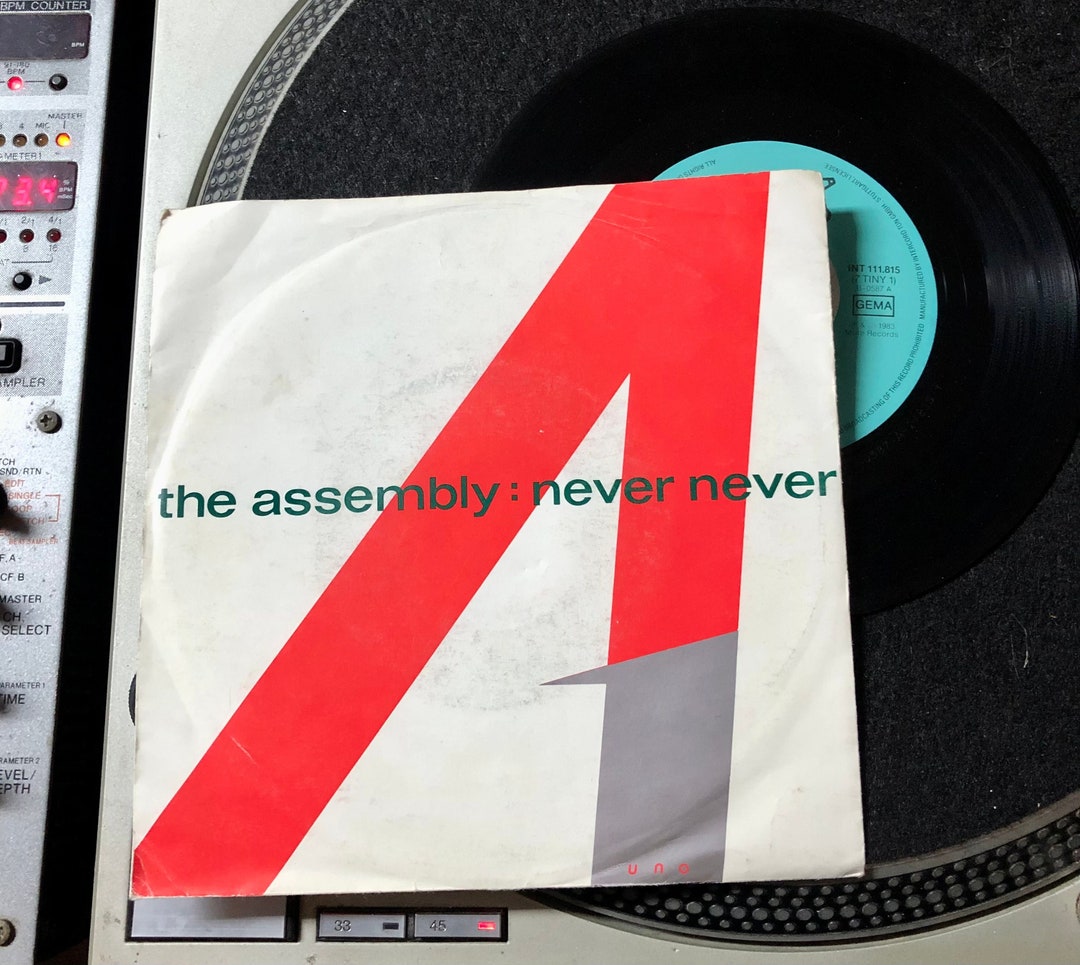 1983 the Assembly Never Never , Vinyl, 7, 45 RPM, Single - Etsy