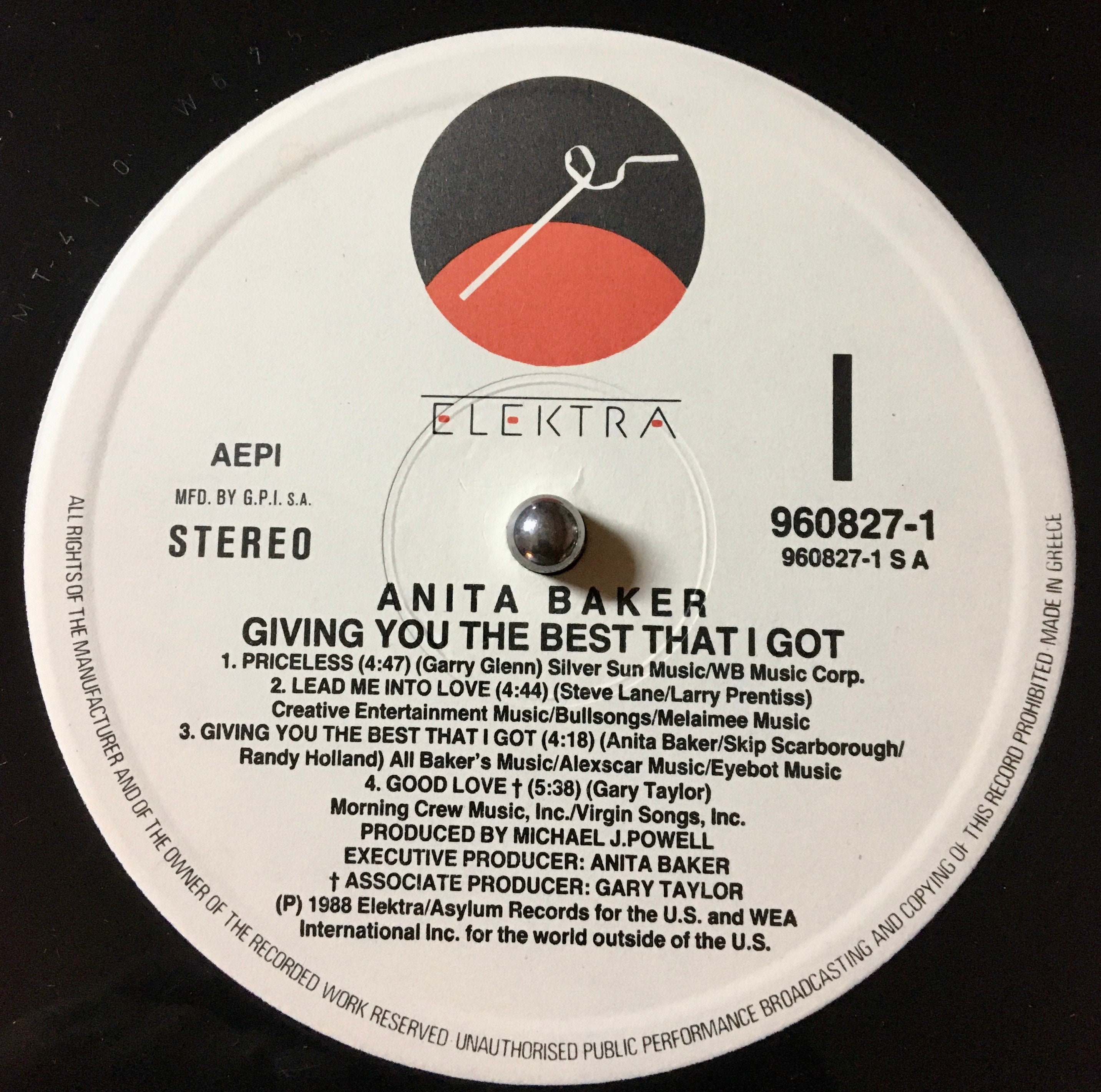 1988 Anita Baker Giving You the Best That I Got Vinyl LP - Etsy