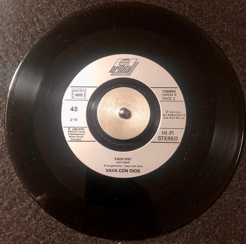 1988 Vaya Con Dios - Puerto Rico , Vinyl, 7", 45 RPM, Single, Stereo - Etsy