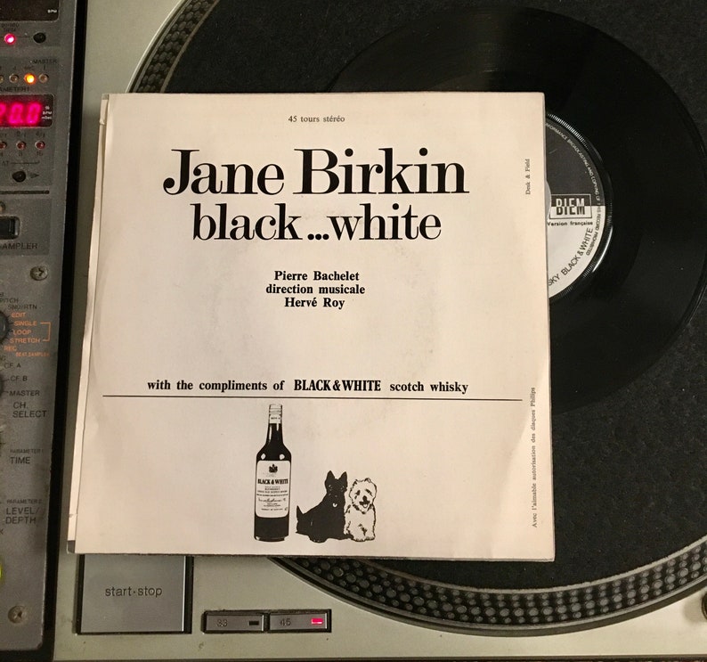 1970 Jane Birkin – Black... White , Vinyl, 7", 45 RPM, Single, Stereo ...