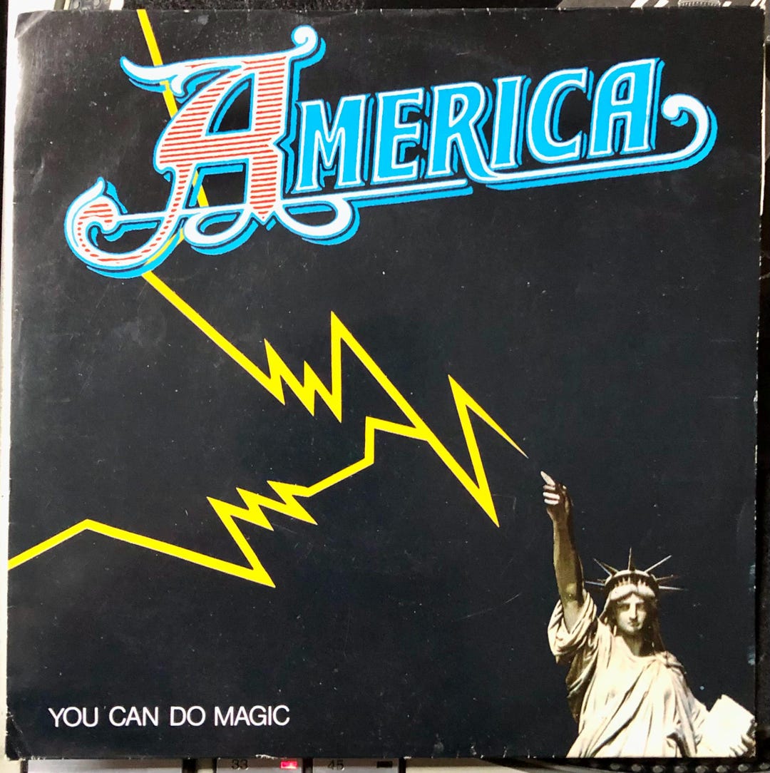 1982 America - You Can Do Magic , Vinyl, 7", Single, 45 RPM - Etsy