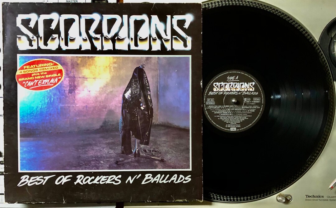 1989 Scorpions Best Of Rockers N Ballads Vinyl Etsy