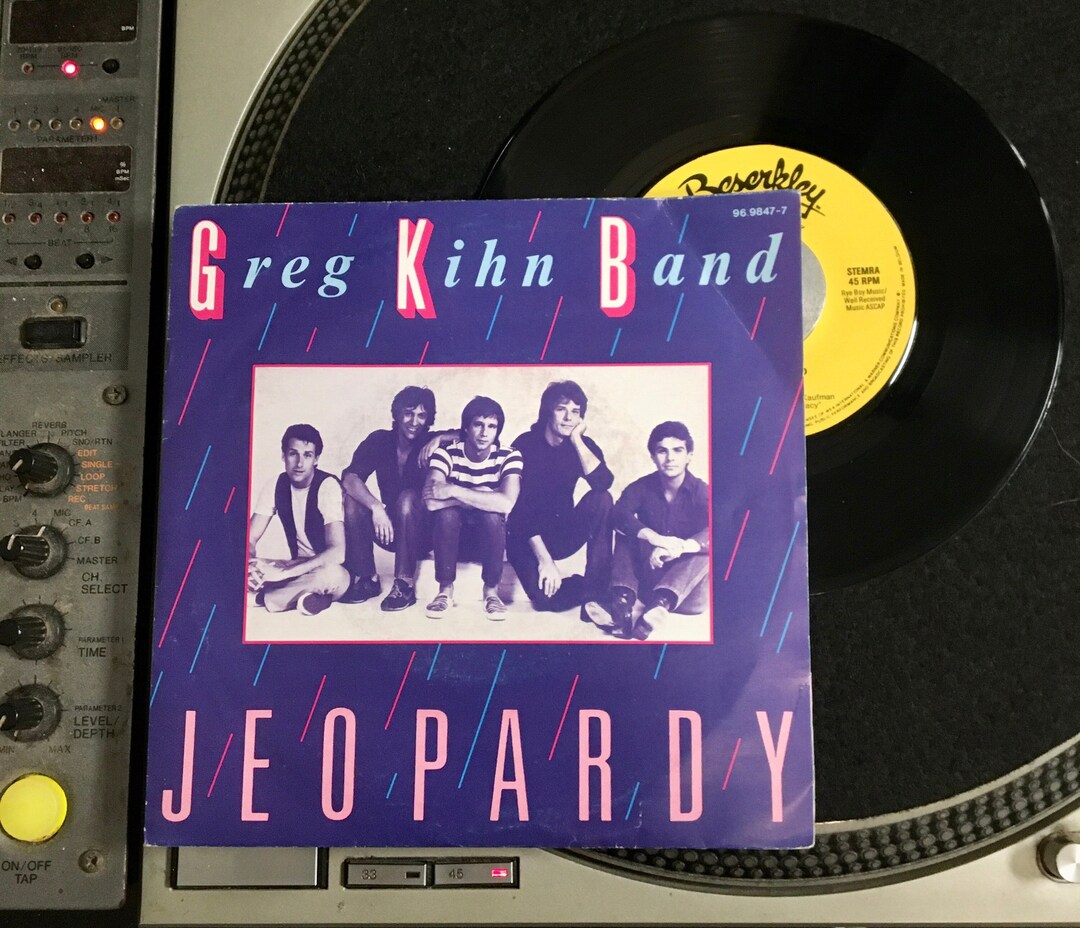 1983 Greg Kihn Band Jeopardy , Vinyl, 7, 45 RPM, Single - Etsy