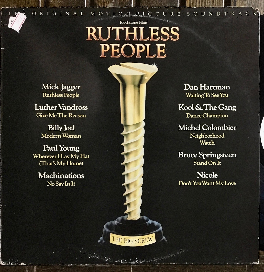 1986 Ruthless People (the Original Motion Picture Soundtrack) Vinyl, LP ...