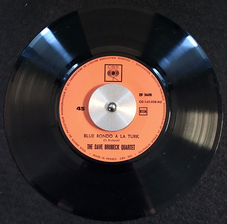 The Dave Brubeck Quartet – Take Five / Blue Rondo A La Turk , Vinyl, 7 ...