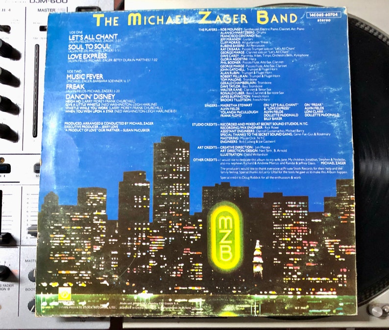 1978 the Michael Zager Band - Let's All Chant , Vinyl, LP, Album - Etsy