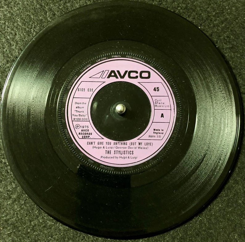 The Stylistics - Can't Give You Anything Vinyl 7" 45 RPM (1975) - Etsy