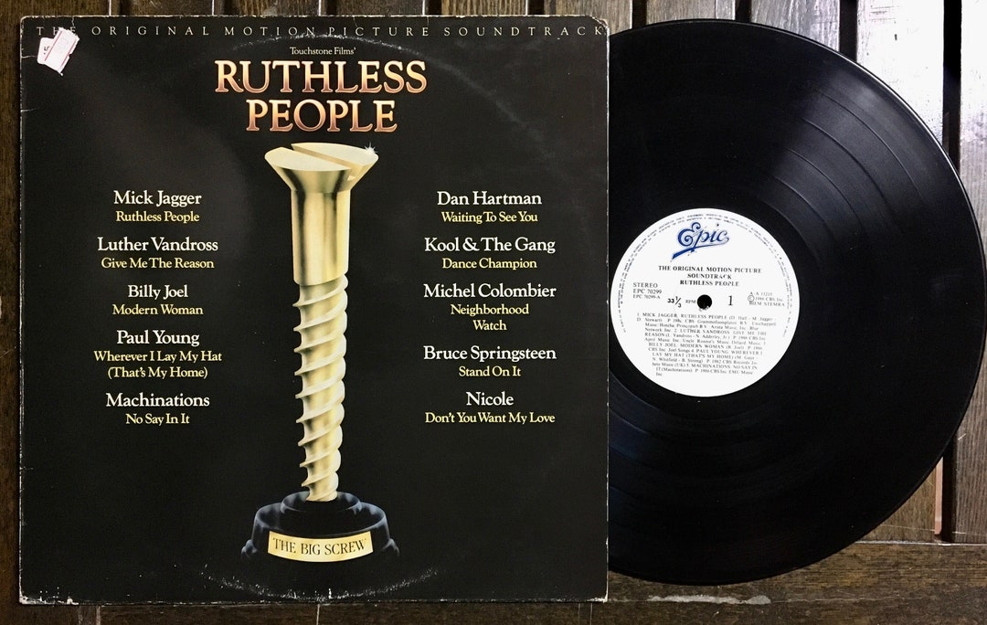 1986 Ruthless People the Original Motion Picture Soundtrack Vinyl, LP ...