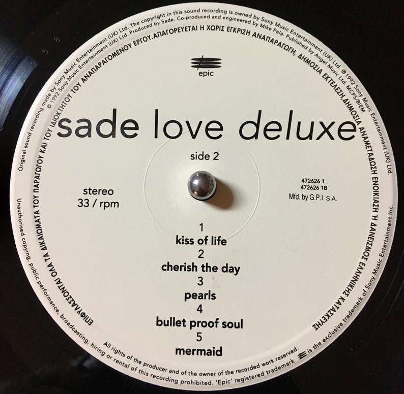 1992 Sade Love Deluxe Vinyl, LP, Album Soul-jazz - Etsy