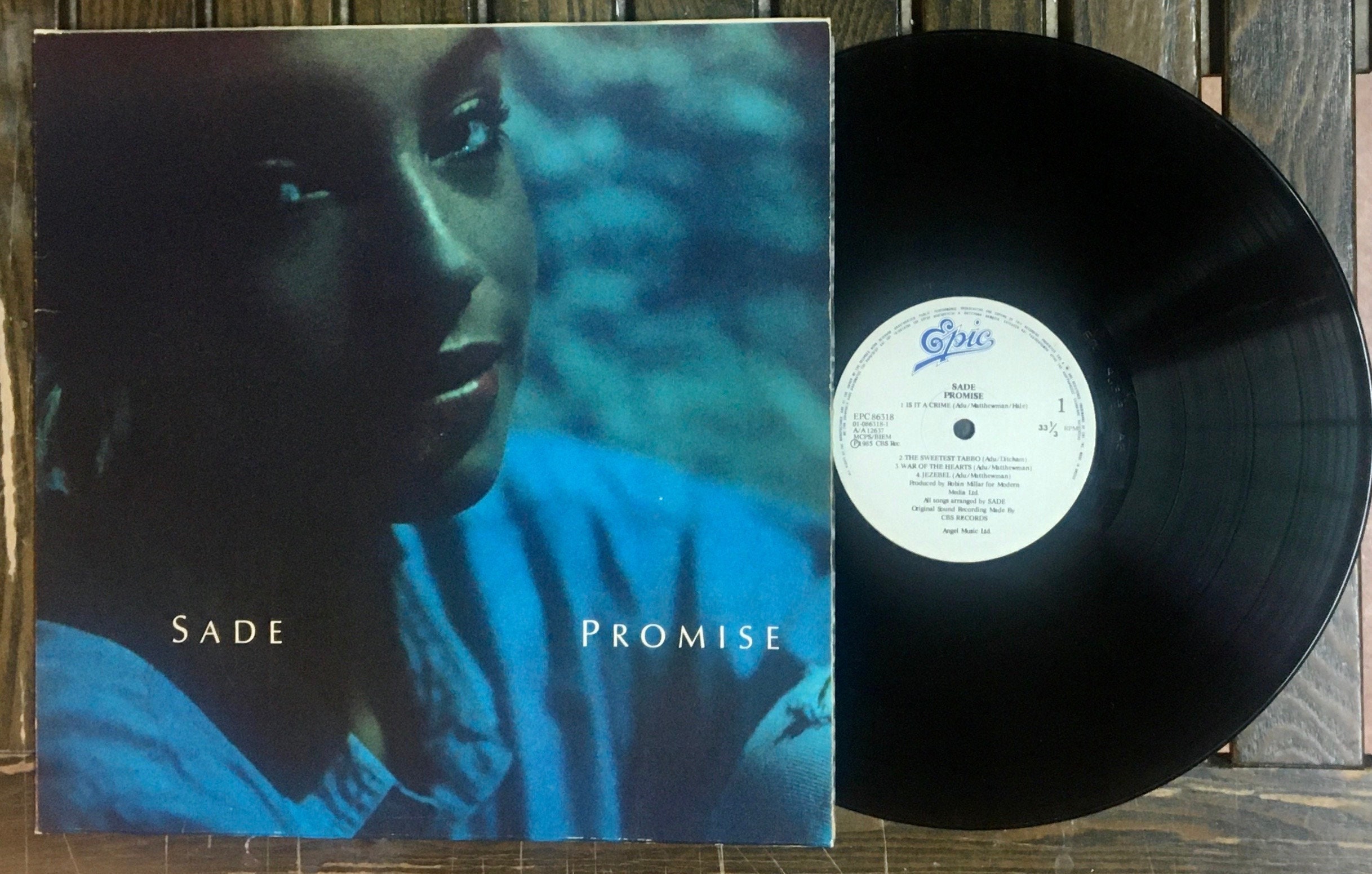 1985 Rare Greek Press Sade Promise , Vinyl, LP, Album - Etsy