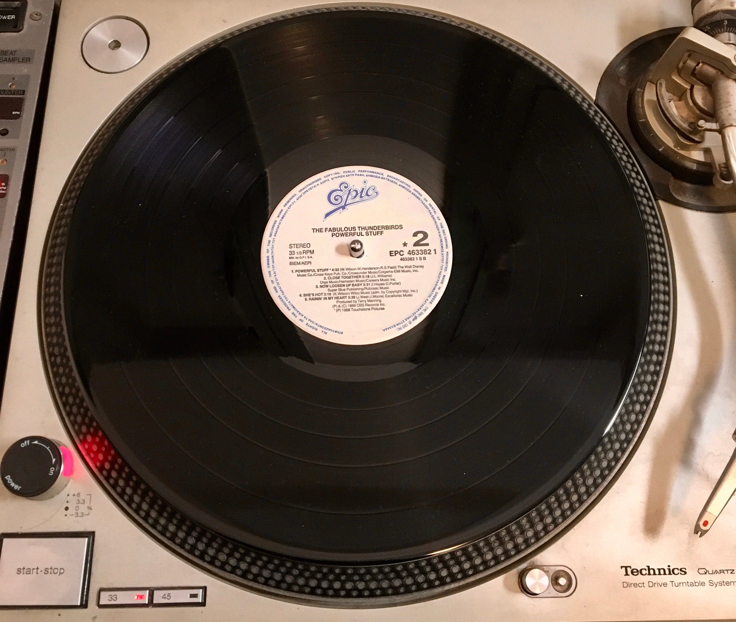 1989 the Fabulous Thunderbirds Powerful Stuff , Vinyl, LP - Etsy