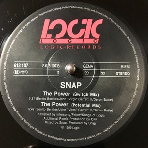 1990 Snap! Introducing Turbo B. - the Power (remix) Vinyl, 12", 33 RPM ...