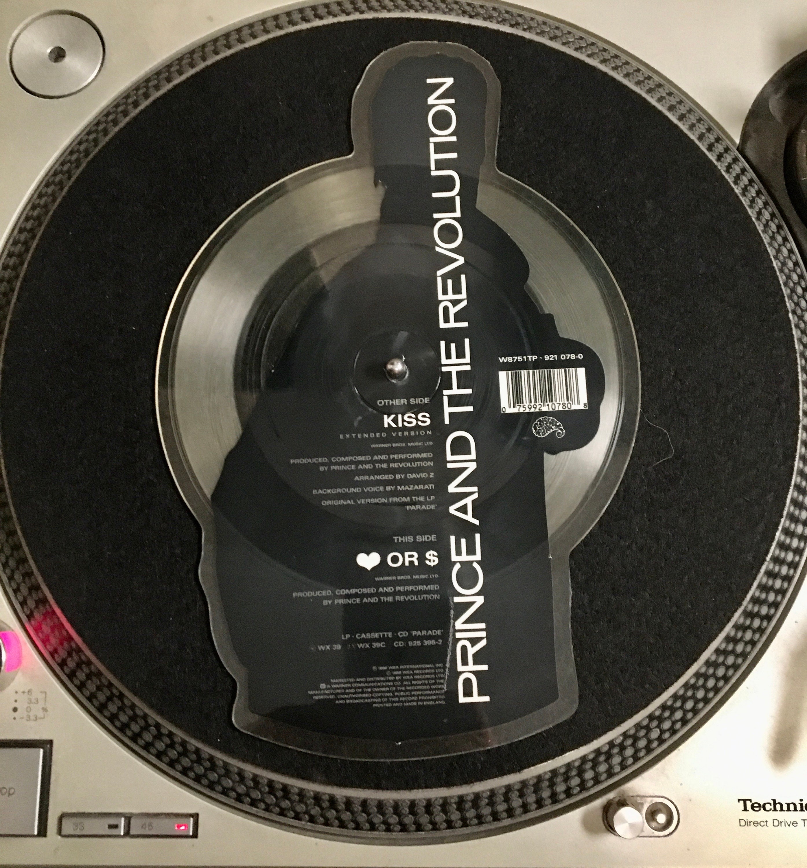 1988 Limited Edition , Prince and the Revolution Kiss extended Version ...