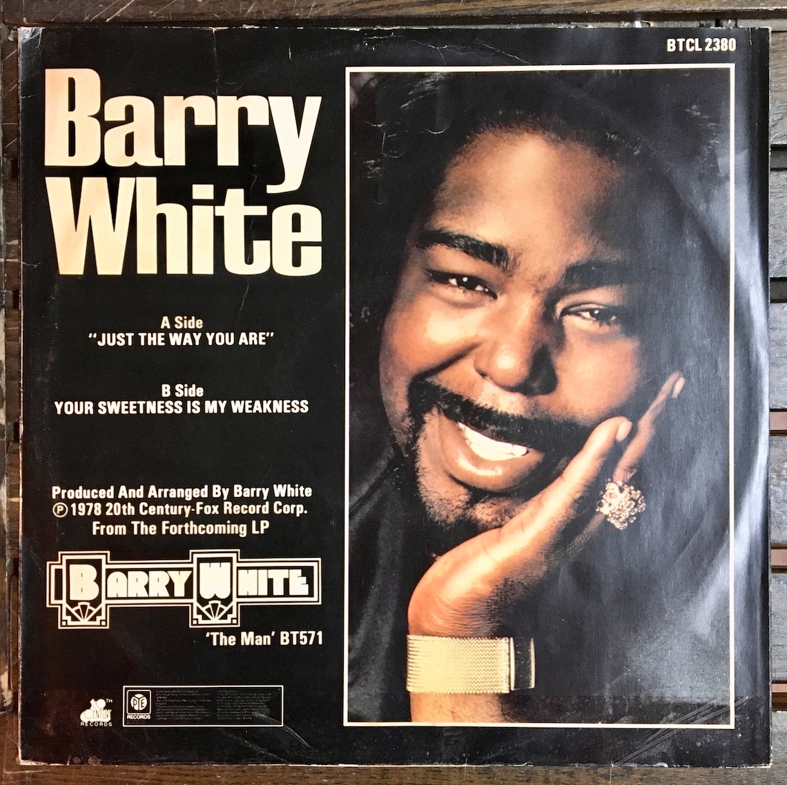 1978 Barry White Just the Way You Are Vinyl, 12, 45 RPM, Single ...