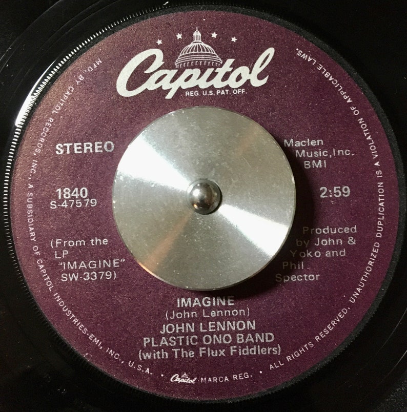 1978 John Lennon, Plastic Ono Band With the Flux Fiddlers – Imagine ...