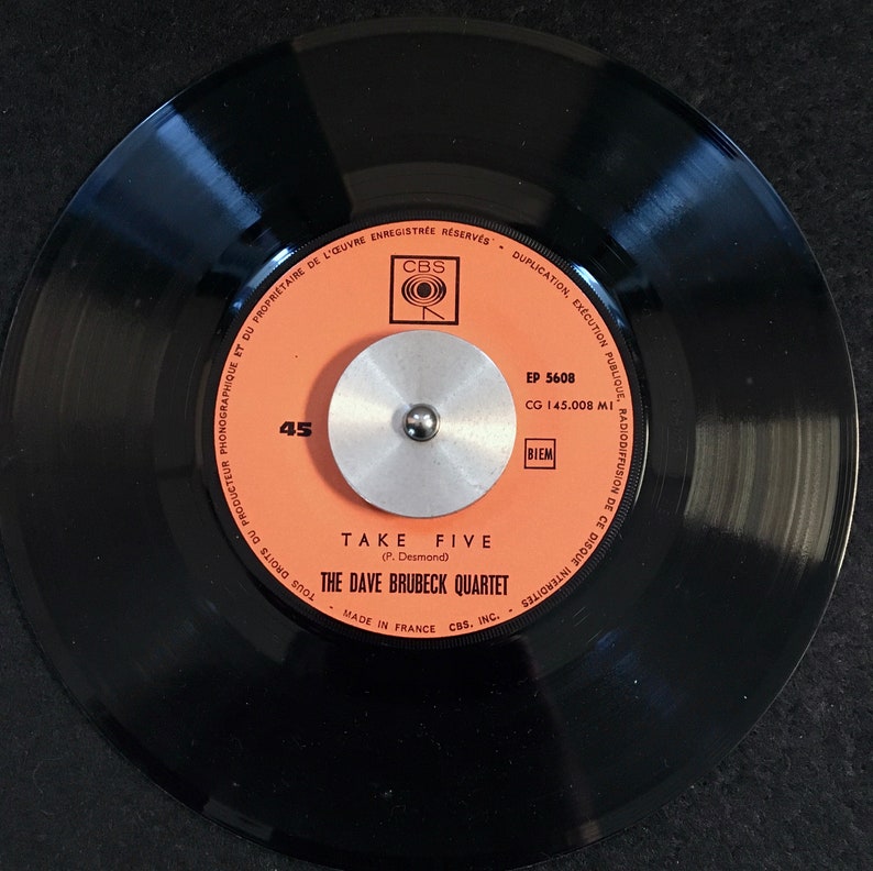 The Dave Brubeck Quartet – Take Five / Blue Rondo A La Turk , Vinyl, 7 ...