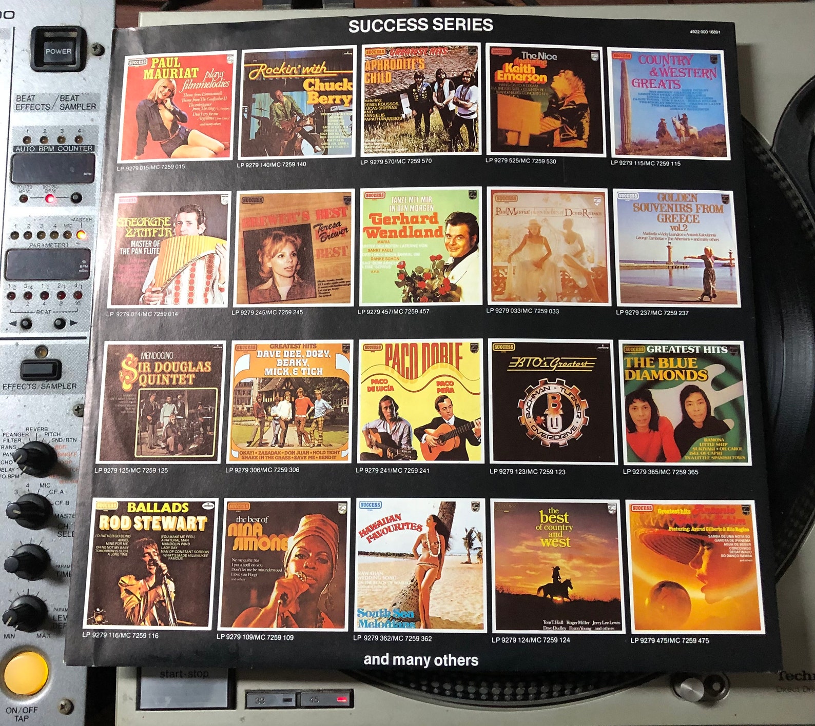 1984 Demis Roussos The Golden Voice Of Demis Roussos Vinyl Lp