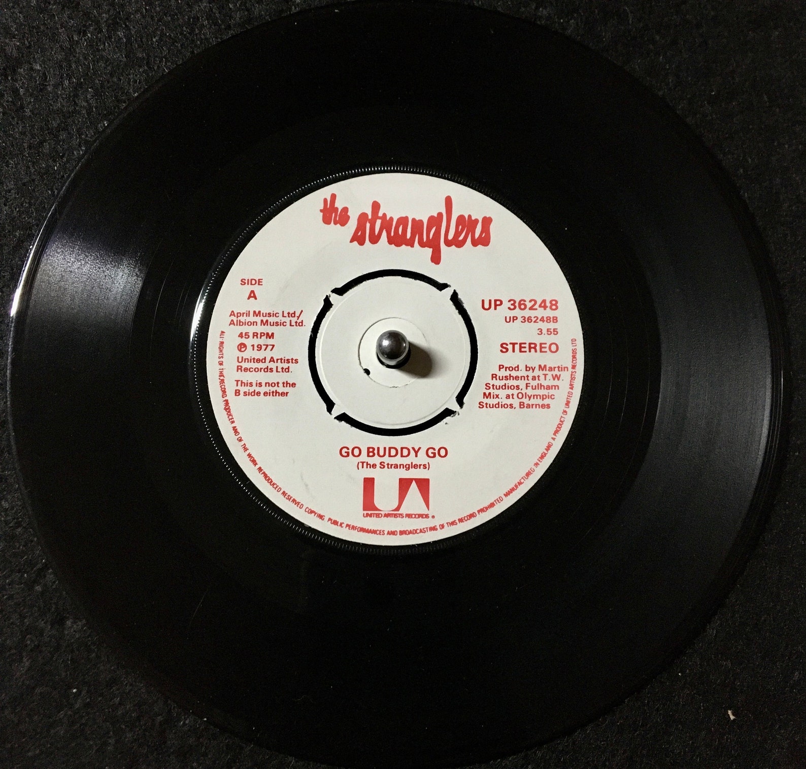 1979 the Stranglers – Peaches / Go Buddy Go , Vinyl, 7", 45 RPM , Peach ...