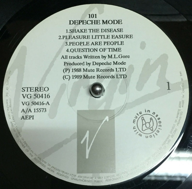 1989 Depeche Mode 101 Rare Greek Press 2 Vinyl LP Album - Etsy