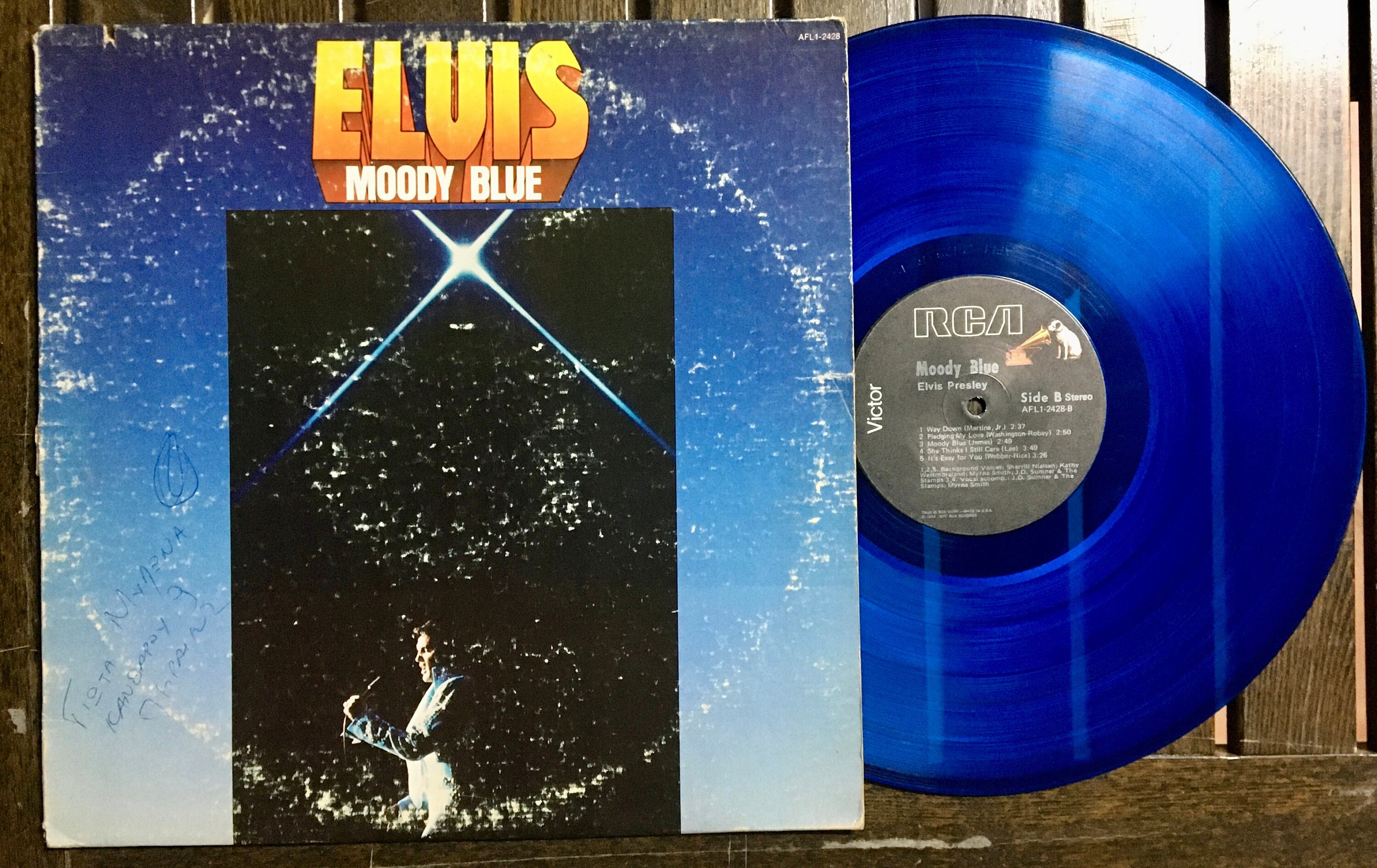 Elvis Moody Blue Album