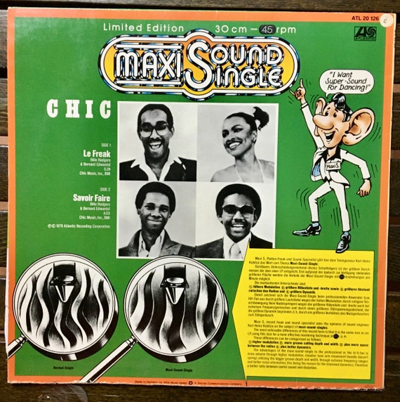 Disques Vinyles Chic Risque 1976