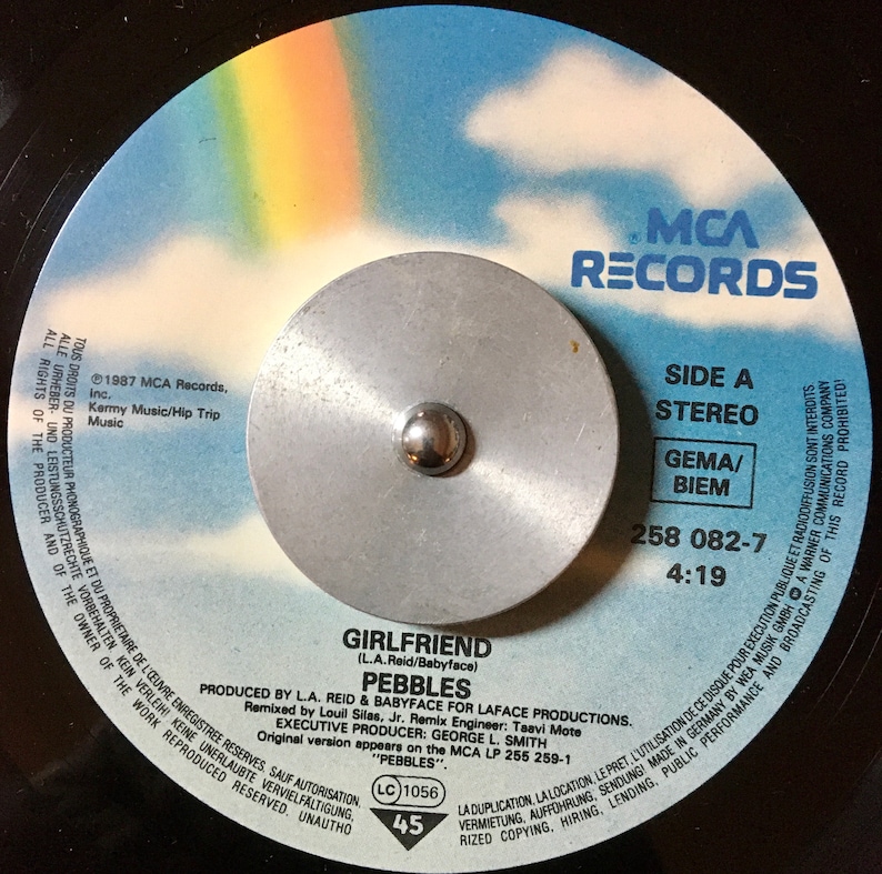 1987 Pebbles - Girlfriend , Vinyl, 7", 45 RPM, Single - Etsy