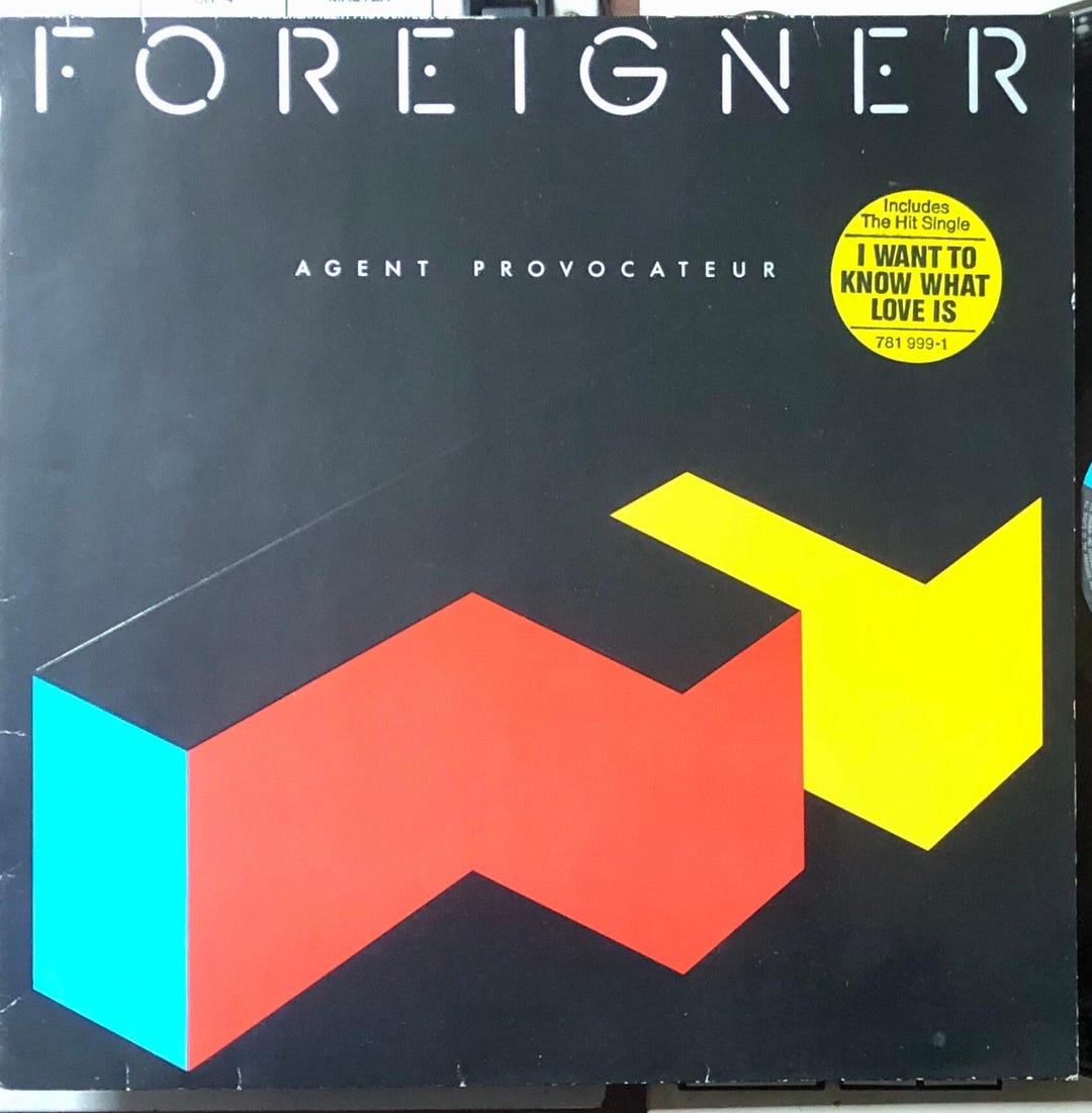 1984 Foreigner - Agent Provocateur , Vinyl, LP, Album - Etsy