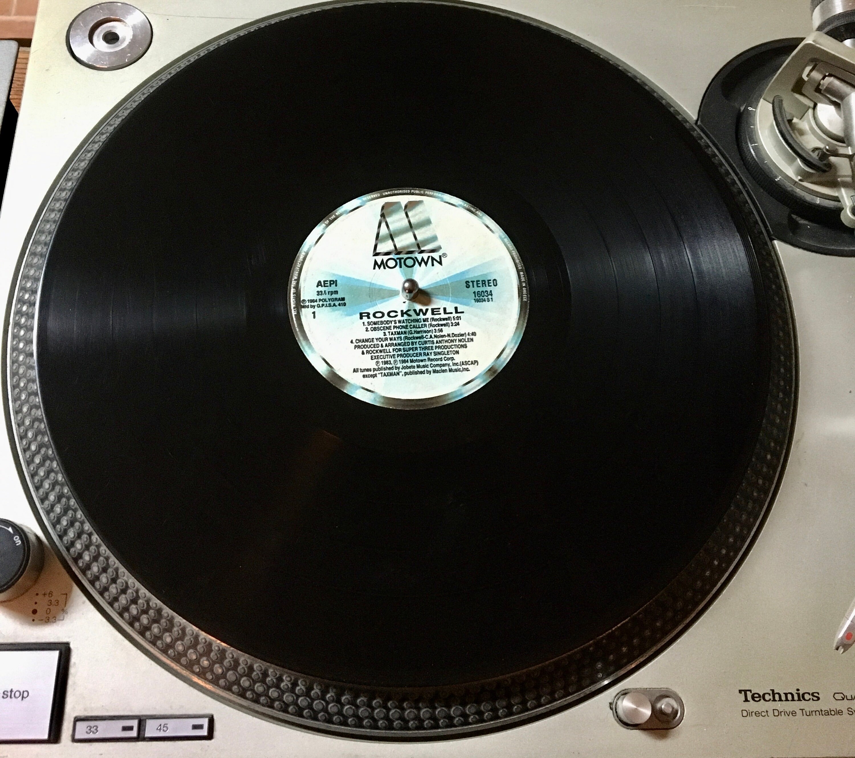 1984 Rockwell Somebody's Watching Me , Vinyl, LP, Album , Rare Greek ...
