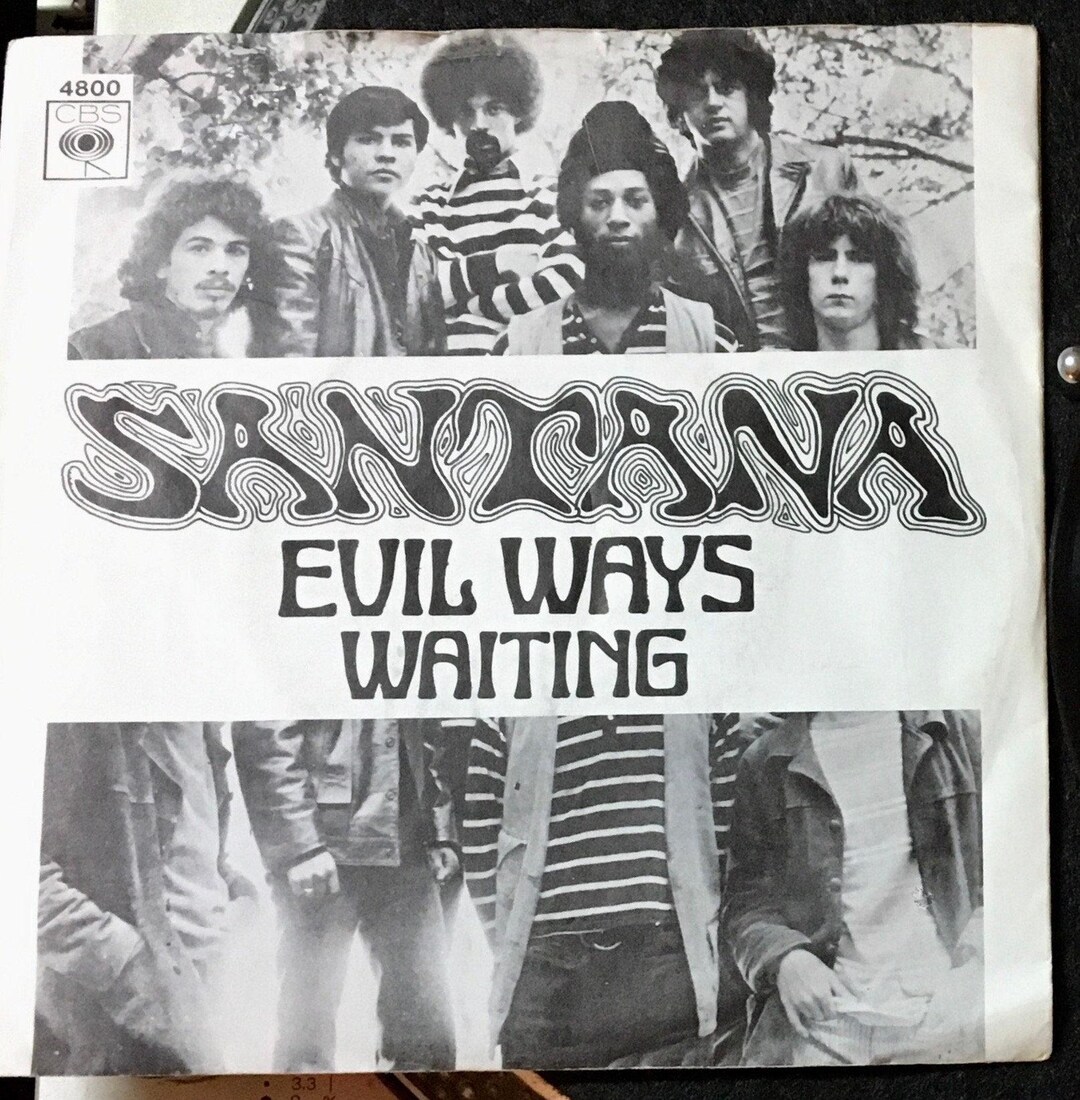1970 - Santana - Evil Ways , Vinyl, 7", 45 RPM, Single - Etsy