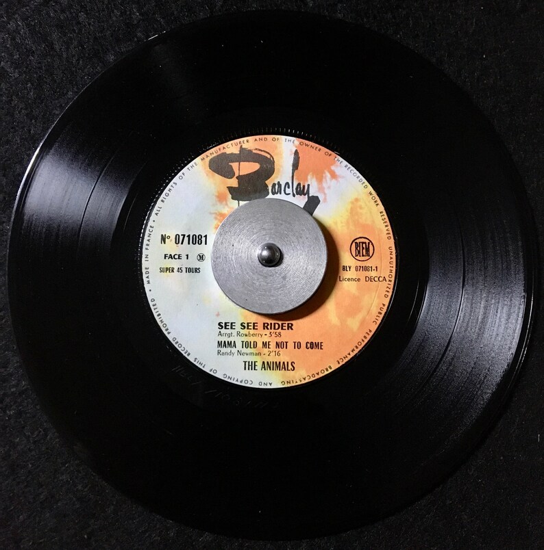 1966 Eric Burdon and the Animals - See See Rider , Vinyl, 7", 45 RPM, EP - Etsy