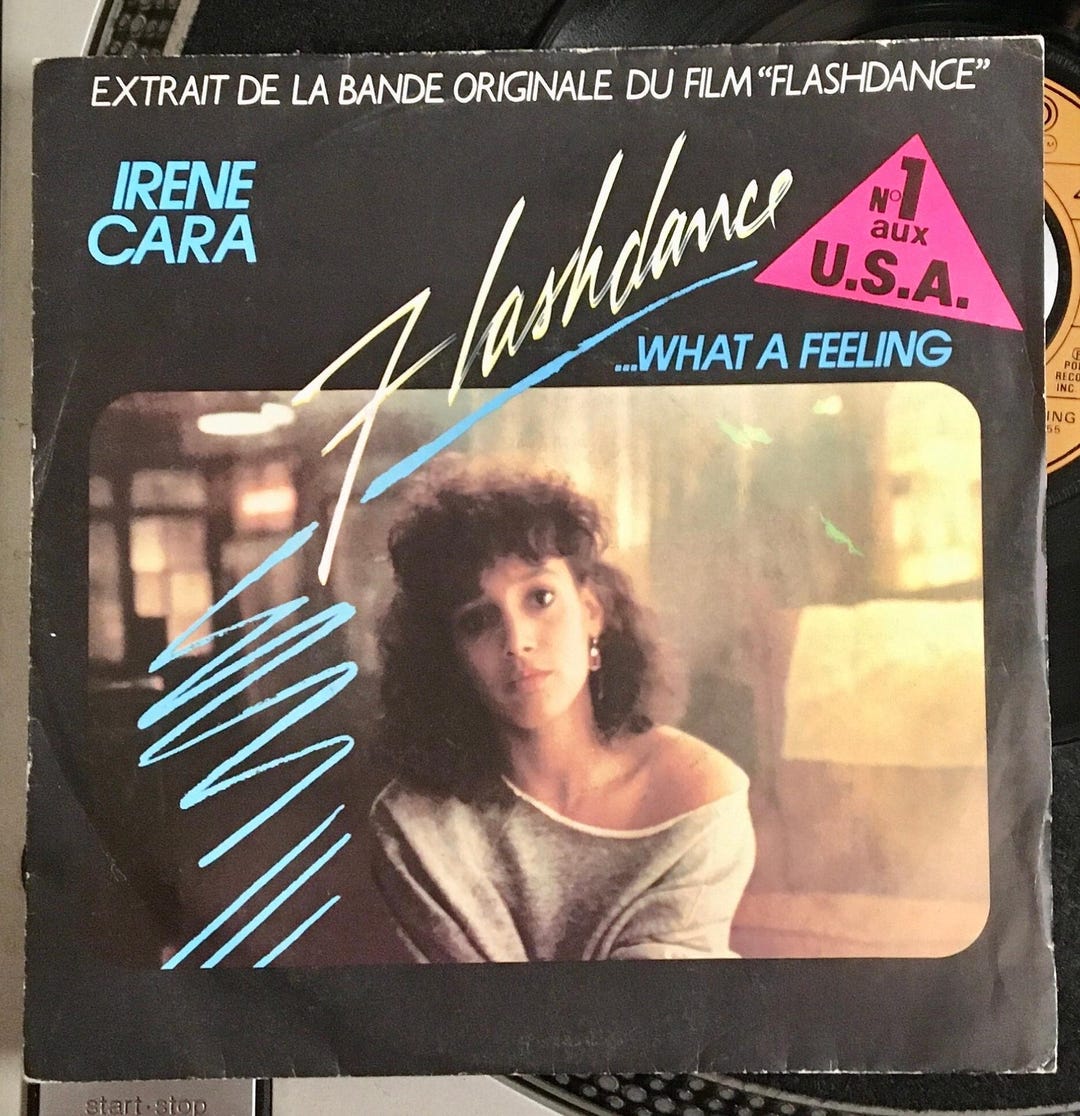 1983 Irene Cara – Flashdance... What A Feeling , Vinyl, 7", 45 RPM, Single - Etsy