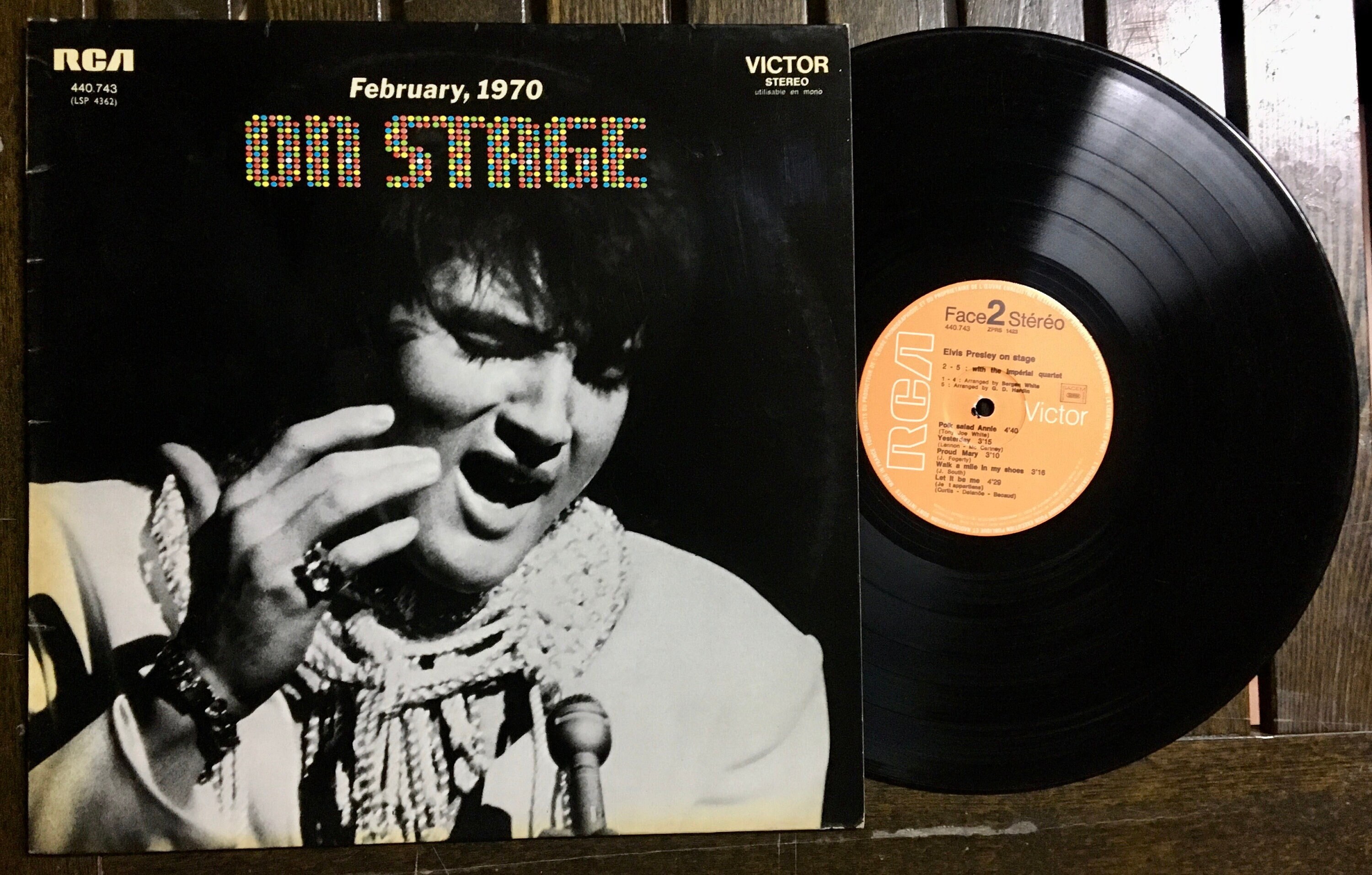 Elvis Presley On Stage Album