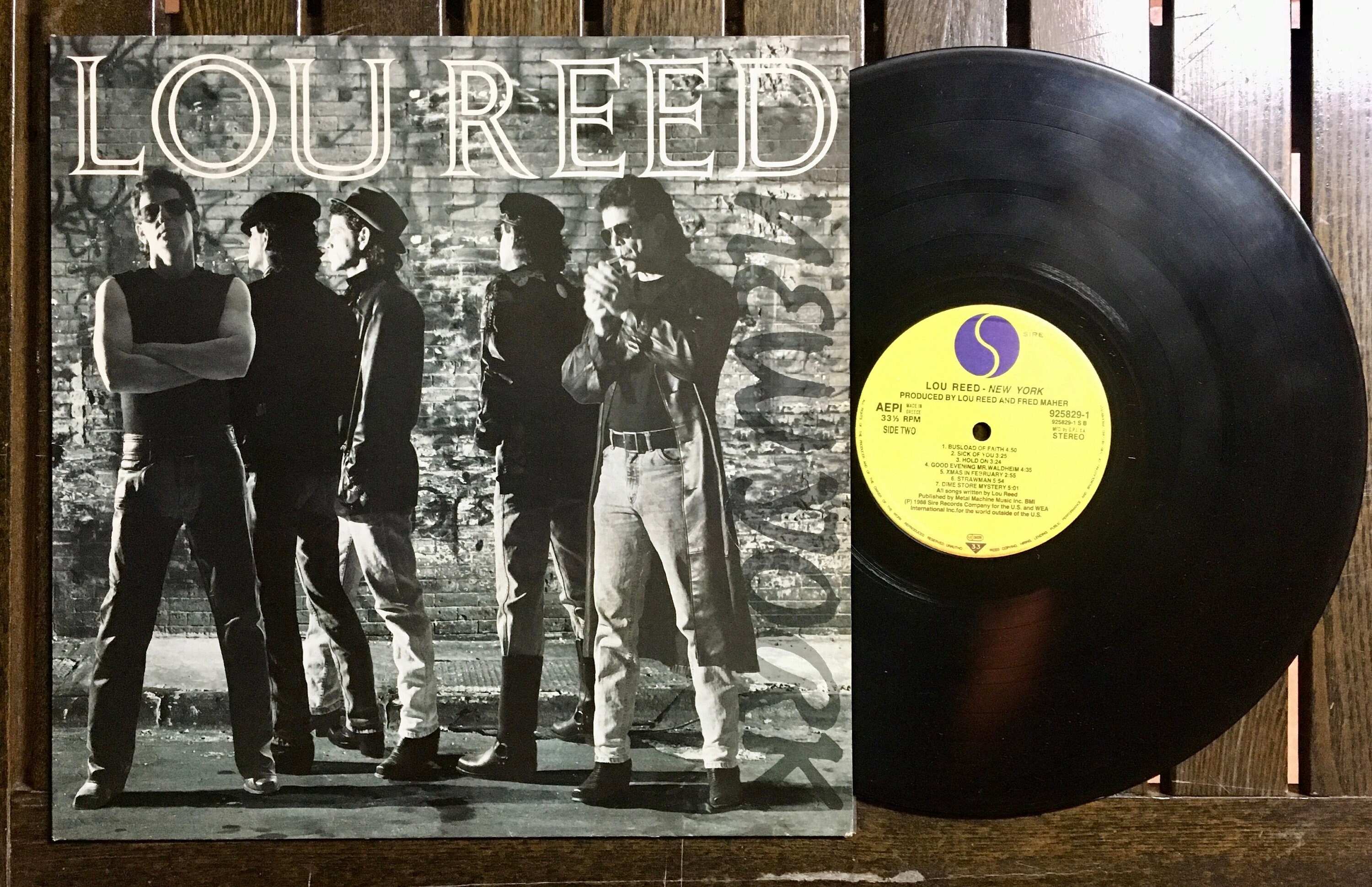 1989 Lou Reed New York , Vinyl, LP, Album, Stereo - Etsy